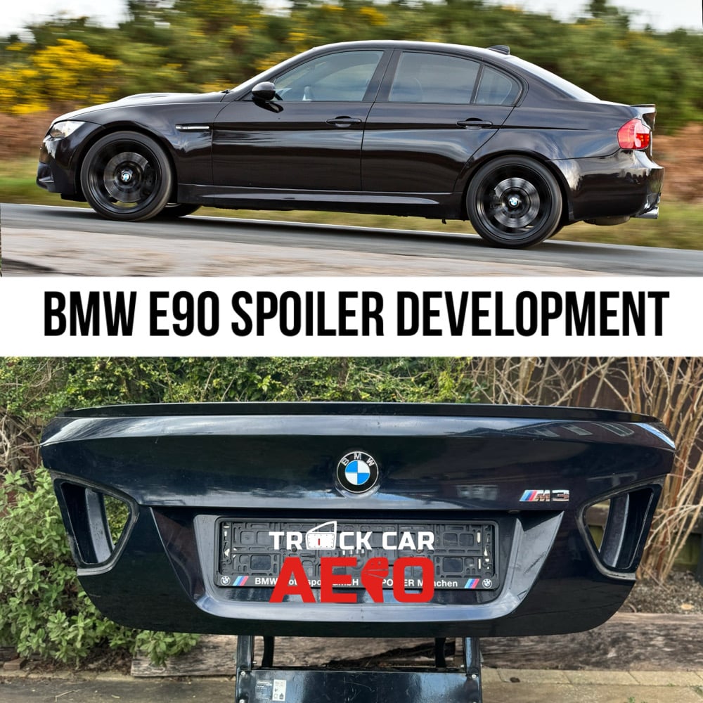 BMW E90 Adjustable Track Car Aero Wing Under Development | Track Car Aero