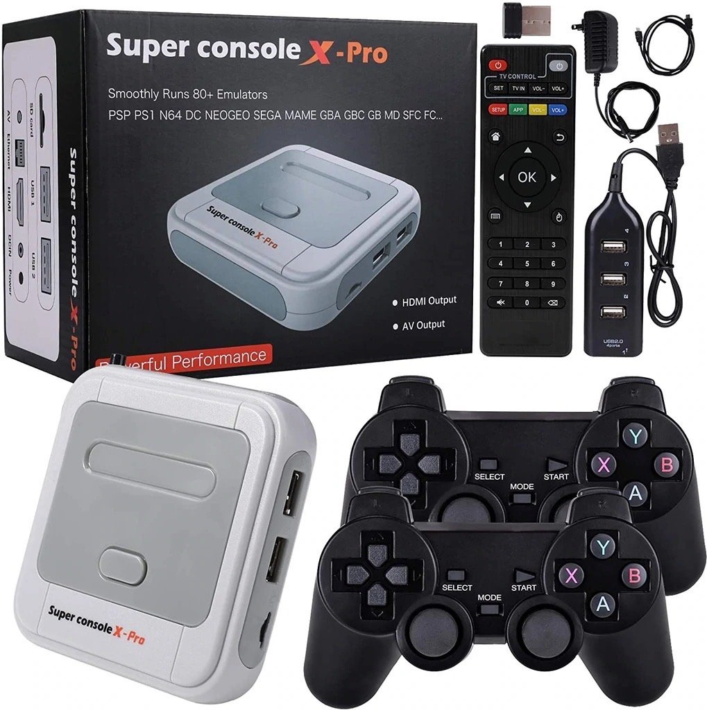 Super Console X Pro Retro Game Console 33 000 Games NES SNES super-console-x-pro-retro-game-console-33-000-games-nes-snes