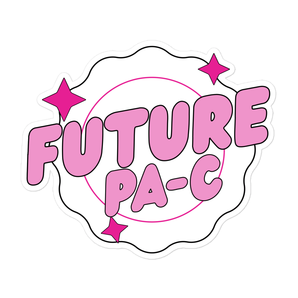 Future PA-C Sticker | Confidently PA-C