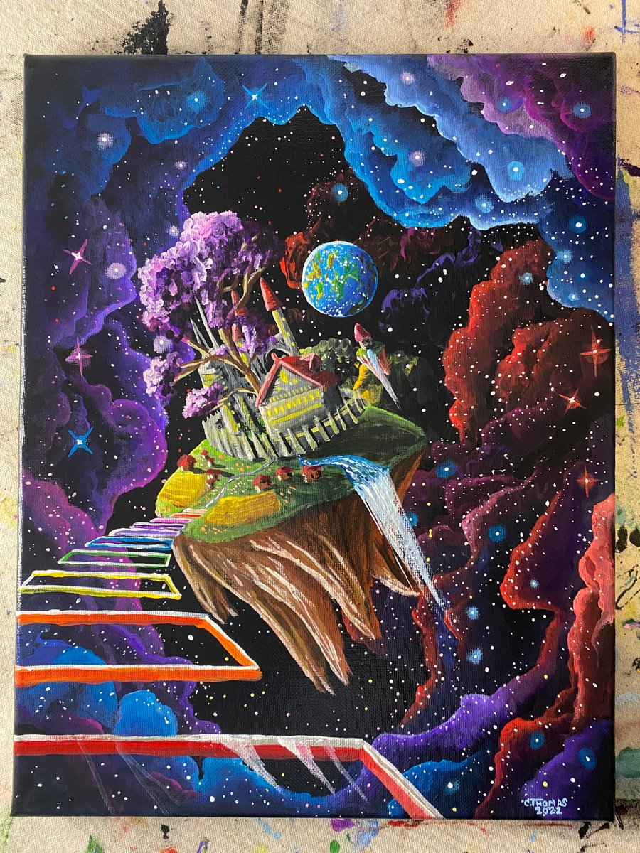 Pathway to Raia (ORIGINAL) | Art of Chris Thomas