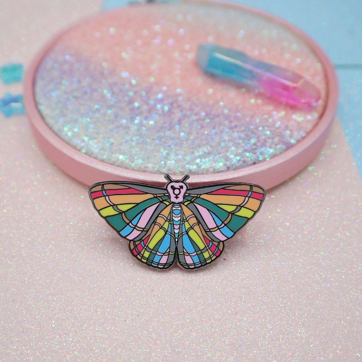 Pride Moth Enamel Pin | Abprallen