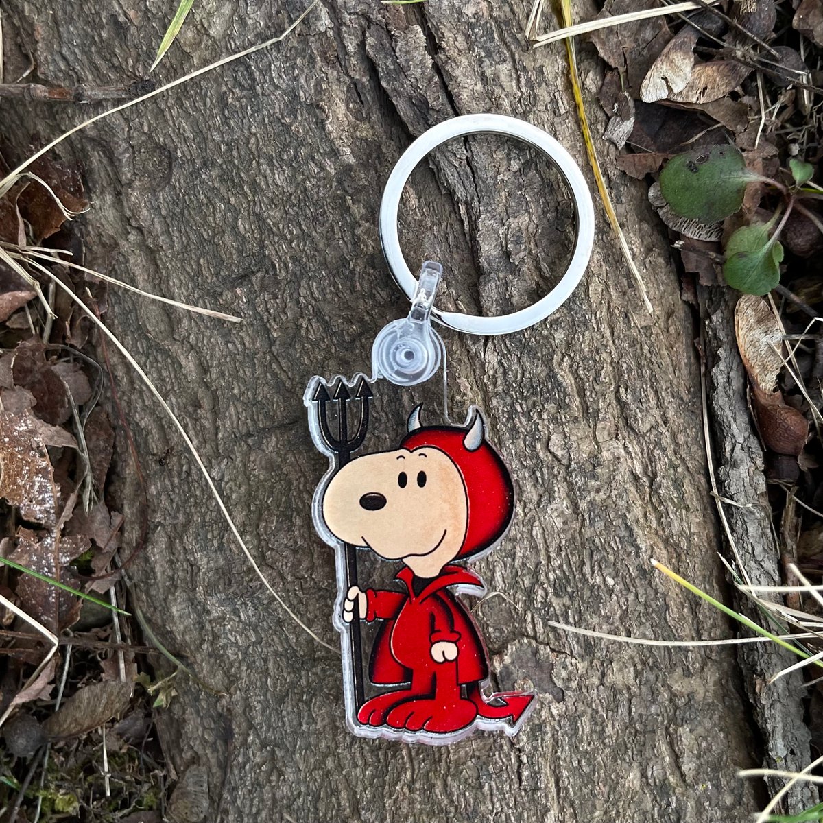 “Devil Costume” Keychain | Art by Zea Jadyn
