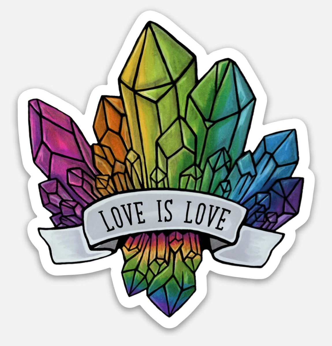Love Is Love Sticker | Earthenwood