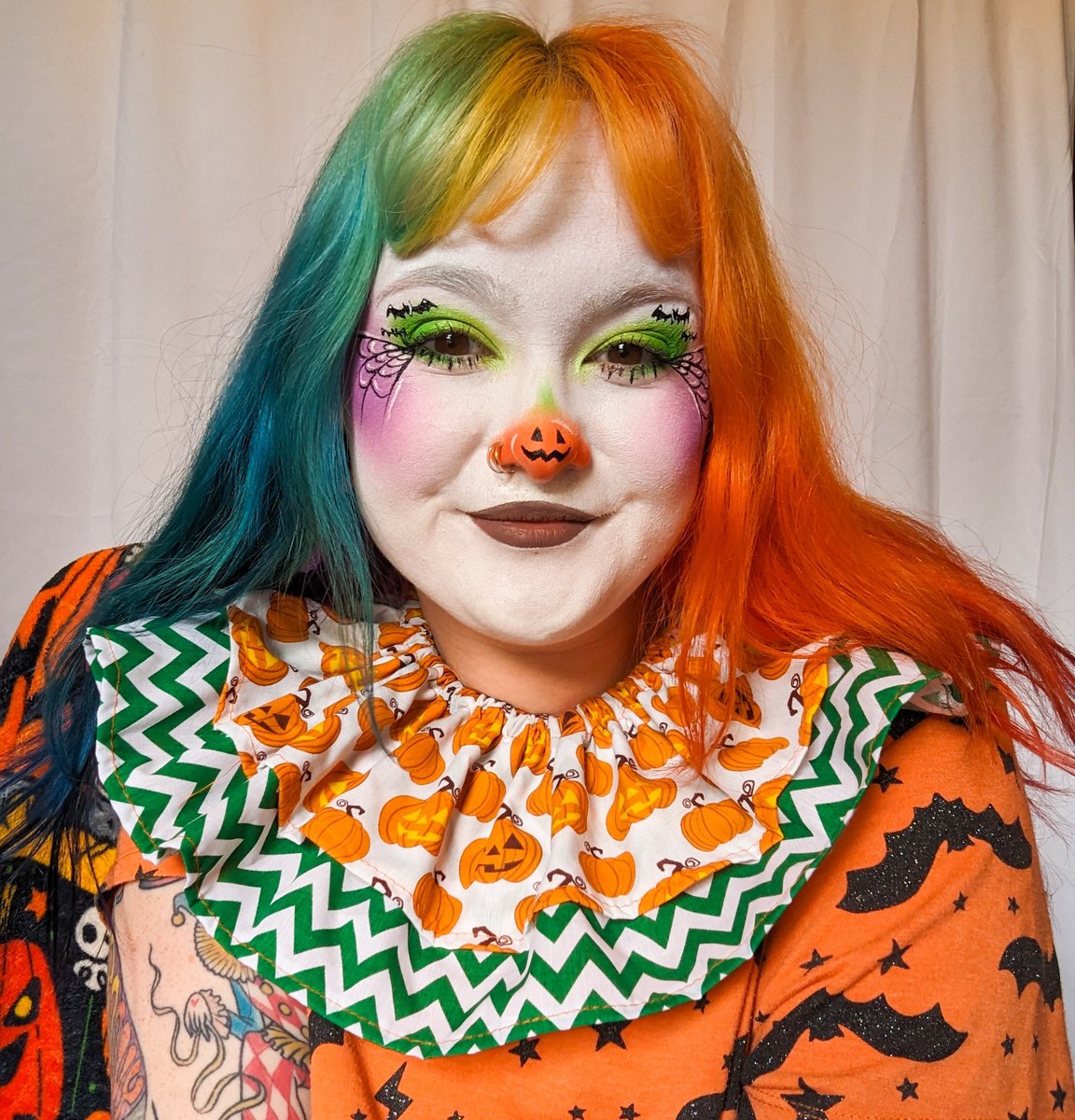 Pumpkin Zig Zag Collar | Shandelions