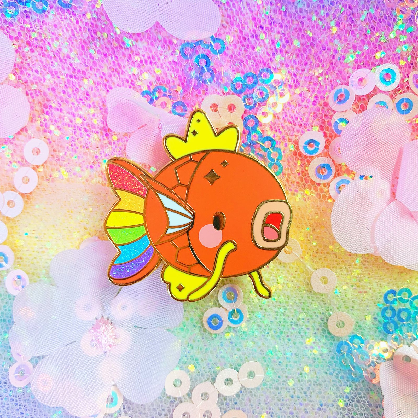 Rainbow Magikarp - PokePride Enamel Pin | chunky tomato