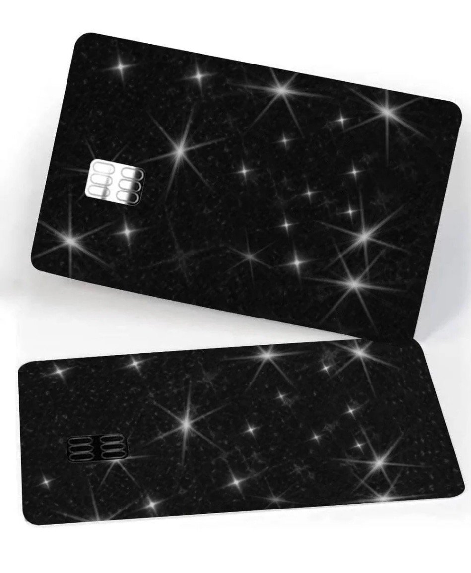 Bling Card Cover Black | FlyLuxChic