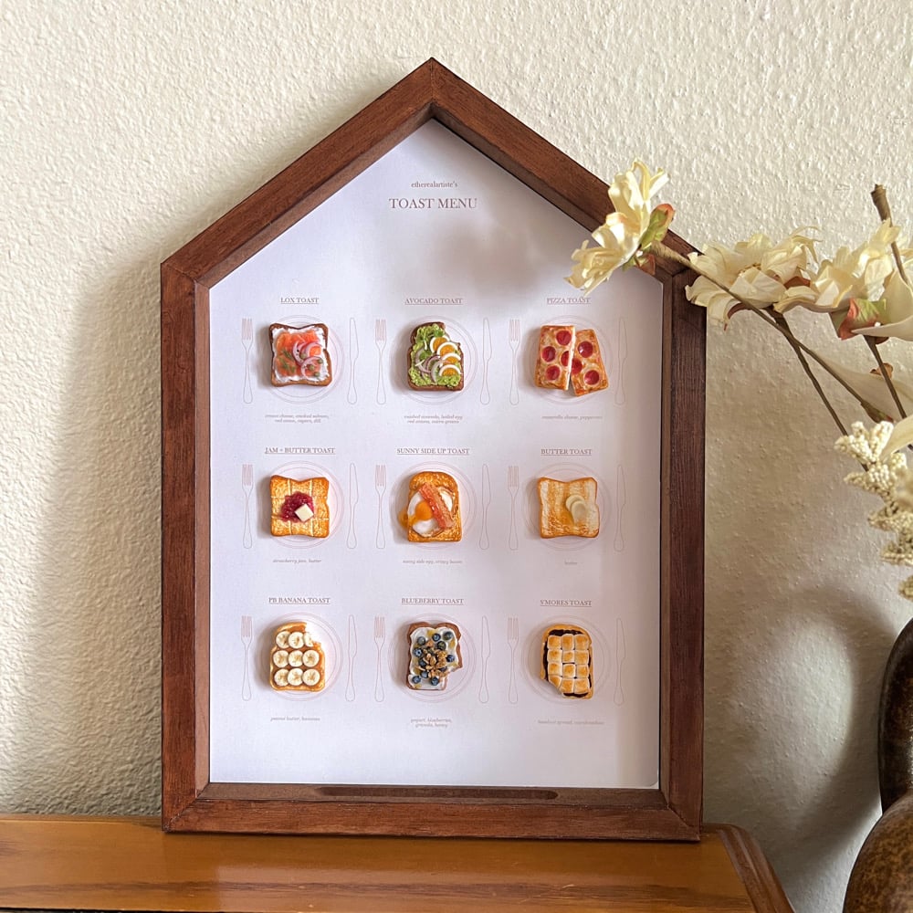 'Toast' Menu Frame | etherealartiste