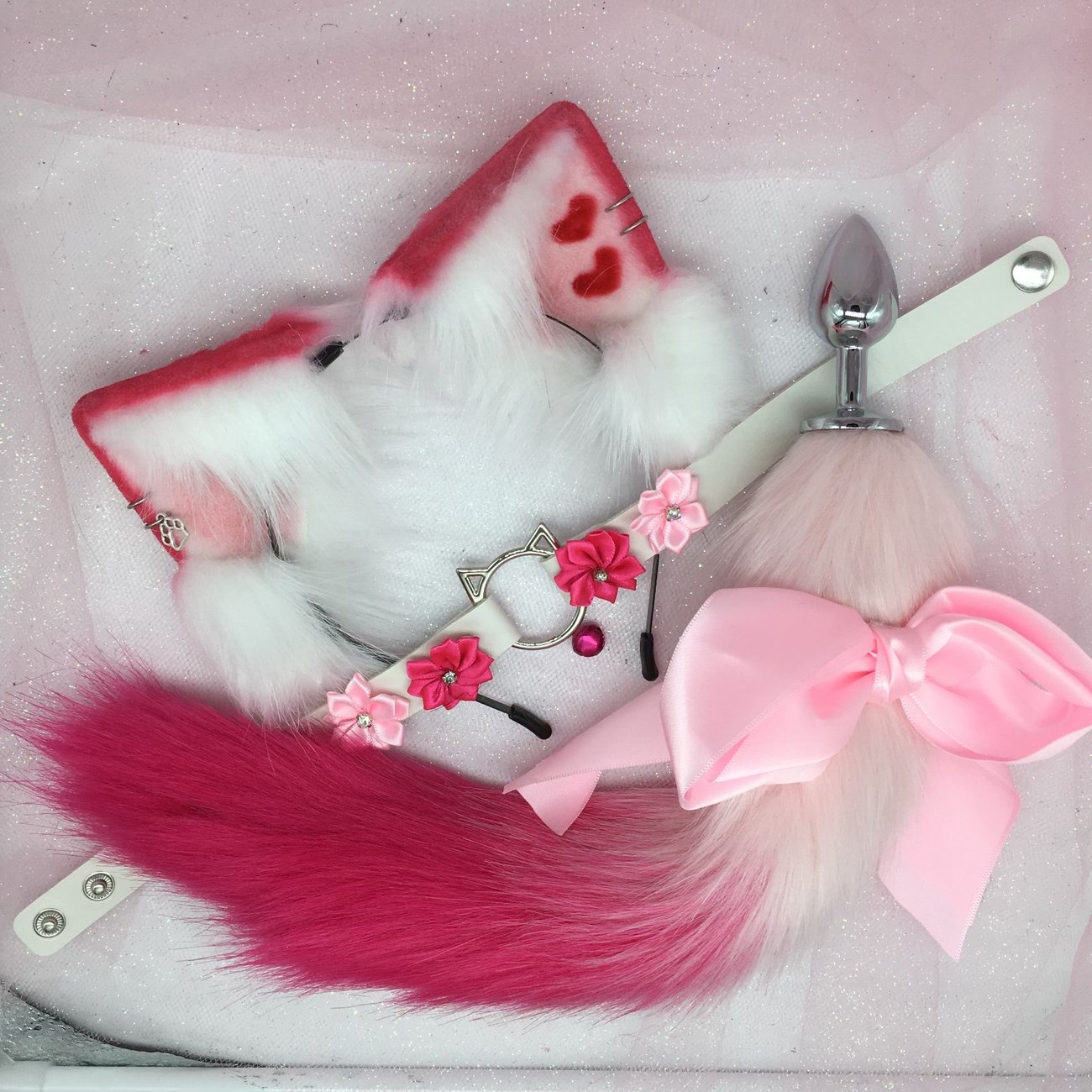 Valentine Kitten petplay set | Daddies Little Monsterz