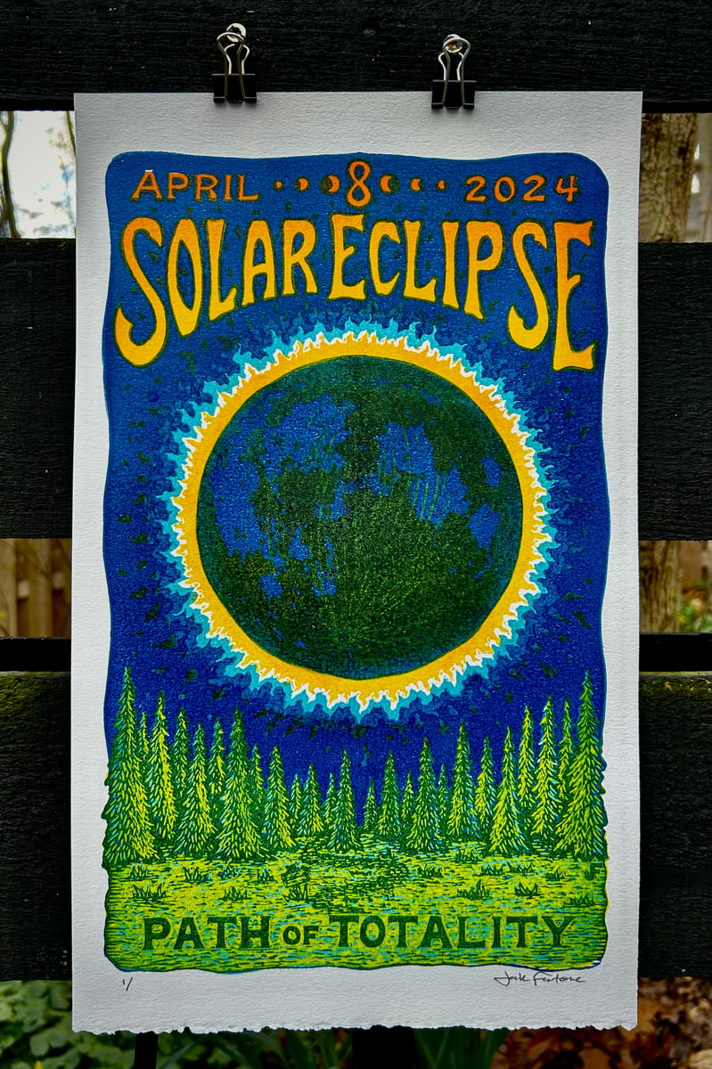 Solar Eclipse print | Party Time Design