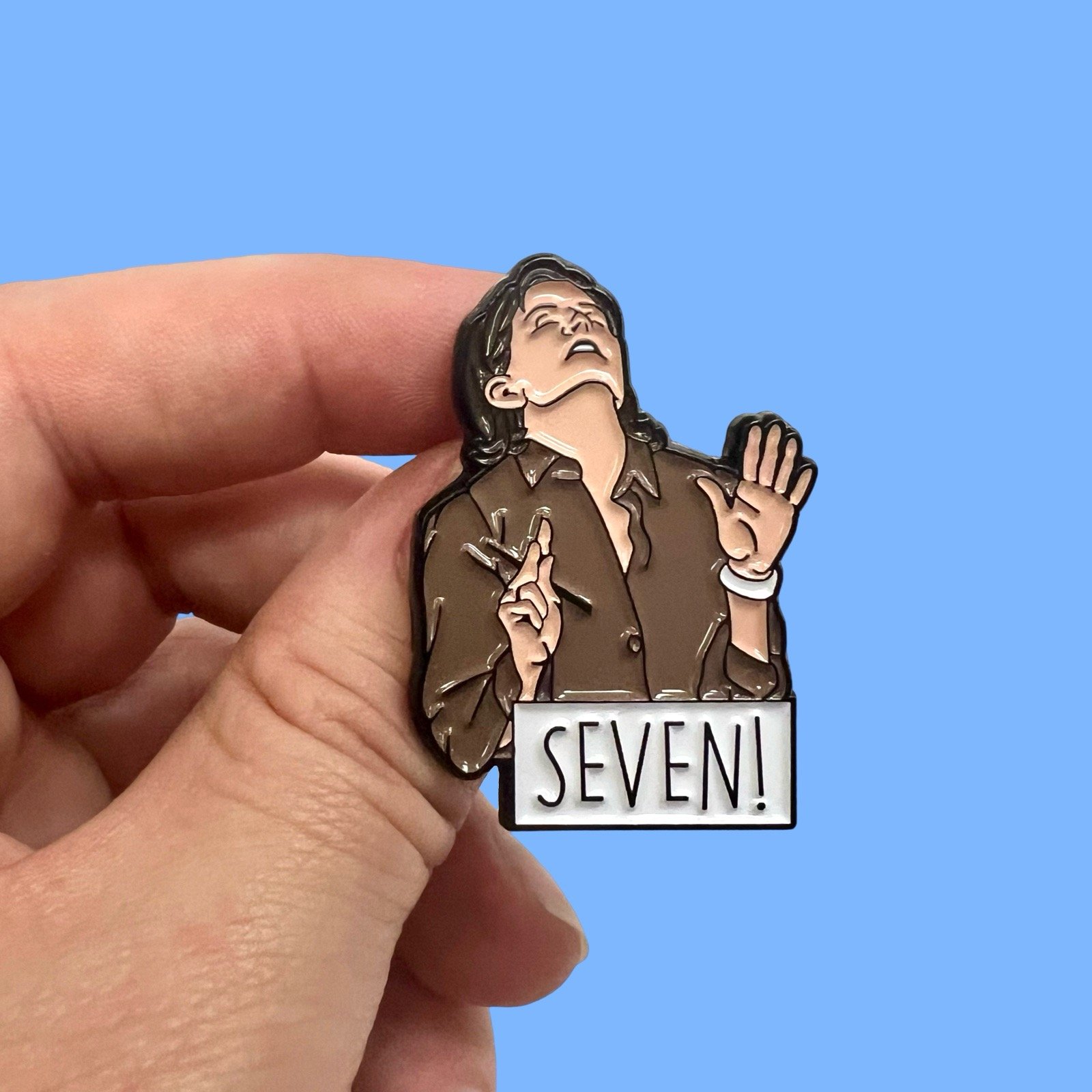 Monica Geller “SEVEN” Enamel Pin (Friends) | Millypins