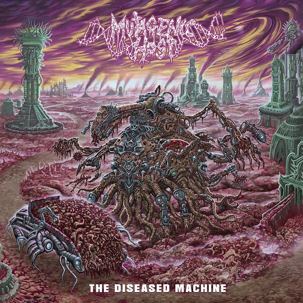 Mutagenic Host - The Diseased Machine LP (DC78) REPRESS / Dry Cough Records
