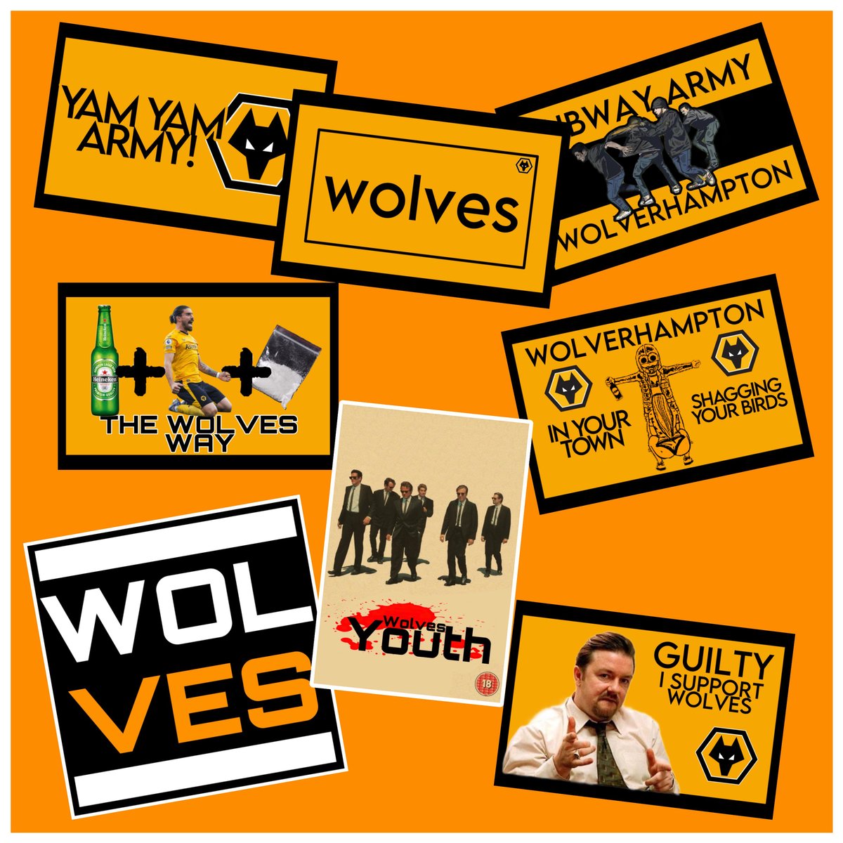Wolves Sticker Bundle | Terrace Patrol