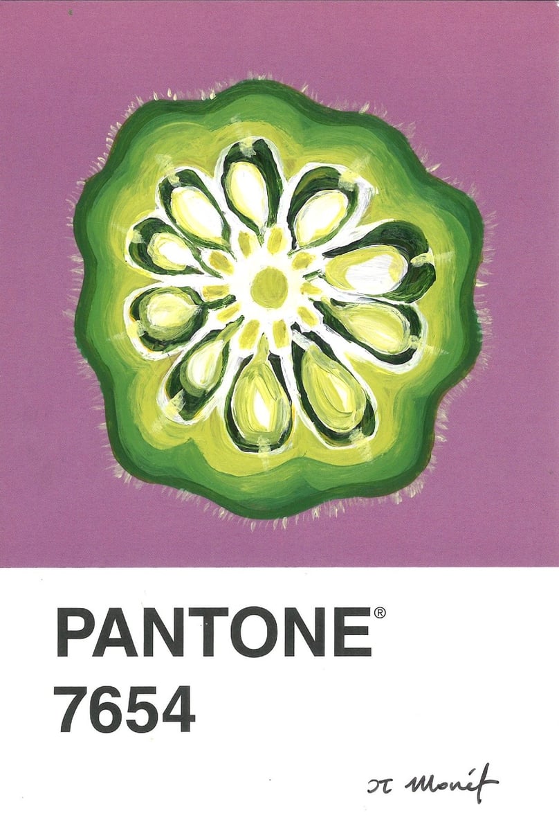 Okra Pantone | CJ MONET ART