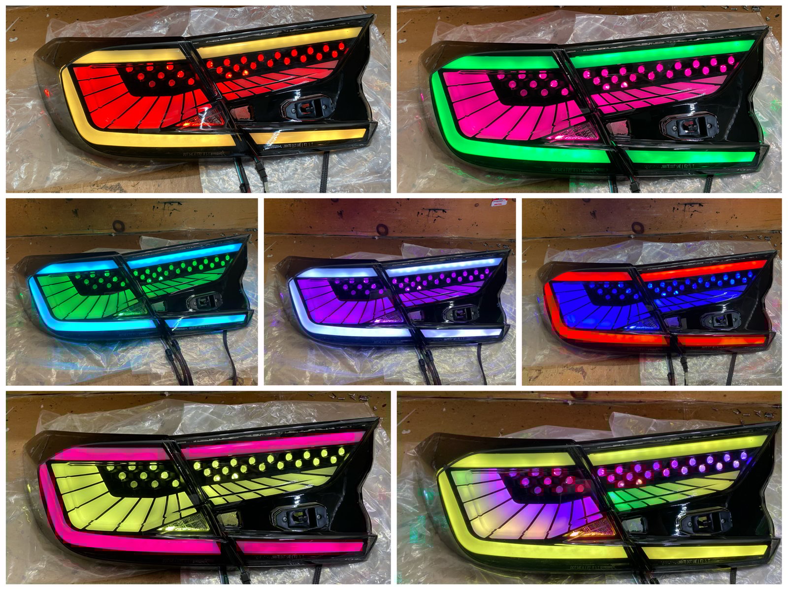 Honda Accord 2018-2022 V3 Custom RGB Taillight | Oc Retrofit