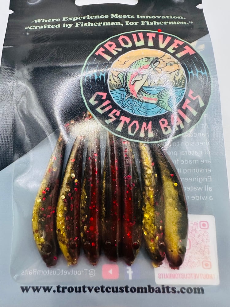 Rebel Yell Minnow 7 pcs | Troutvet Custom Baits