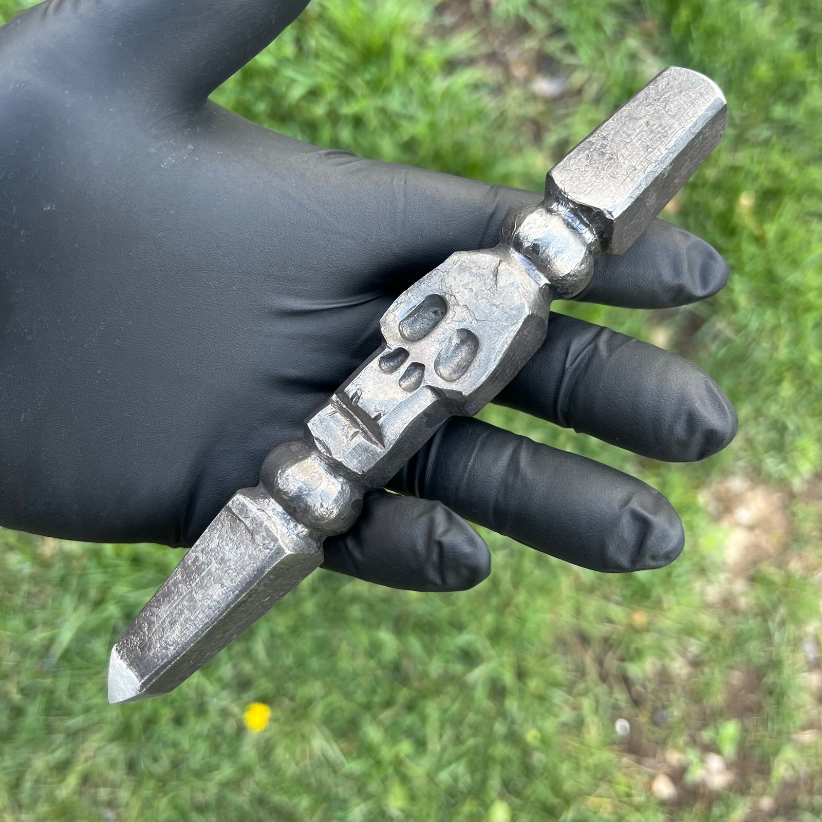 Skull Totem center punch (made to order) | Coal Township Forge