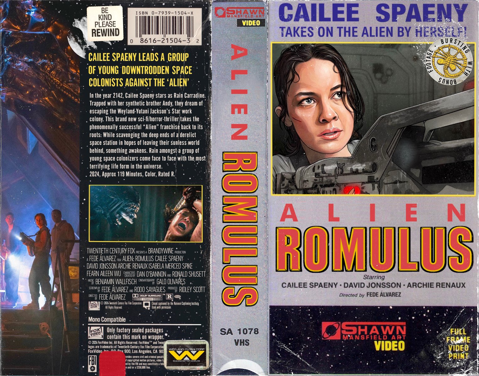 ALIEN: ROMULUS VHS Print | Shawn Mansfield Art
