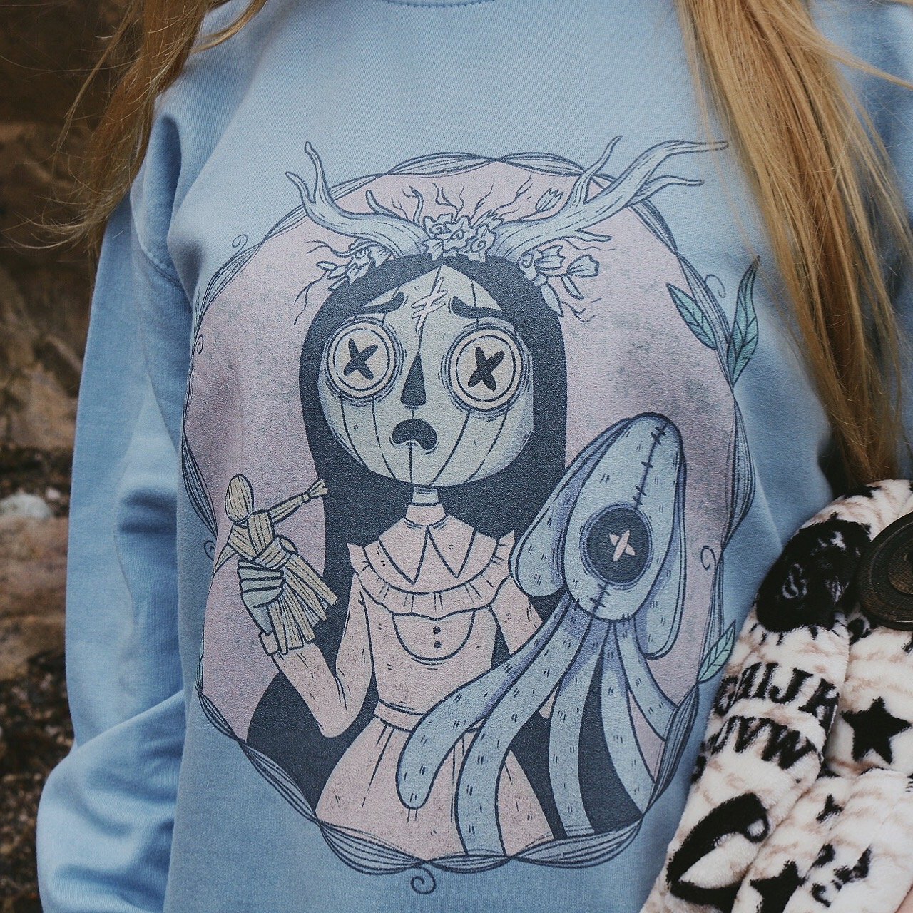 PREORDER Pumpkin Ghost Sweatshirt | SoulsofBeldam