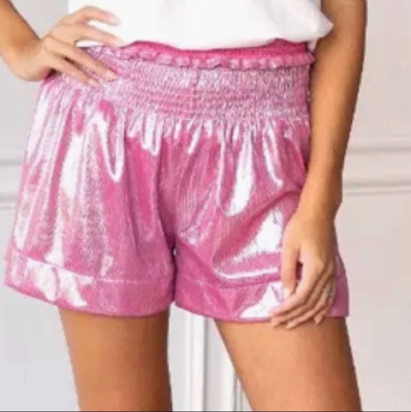 Holy Cowgirl Boutique — Pink Shimmer Shorts