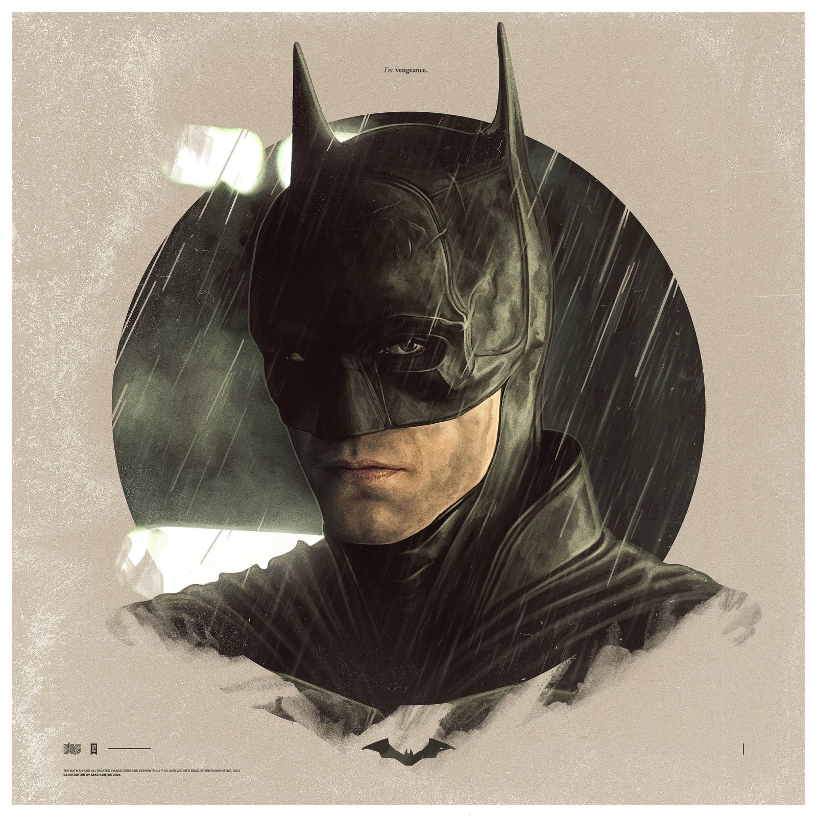 The Batman Headshot - Artist Proof REG | Jake Kontou