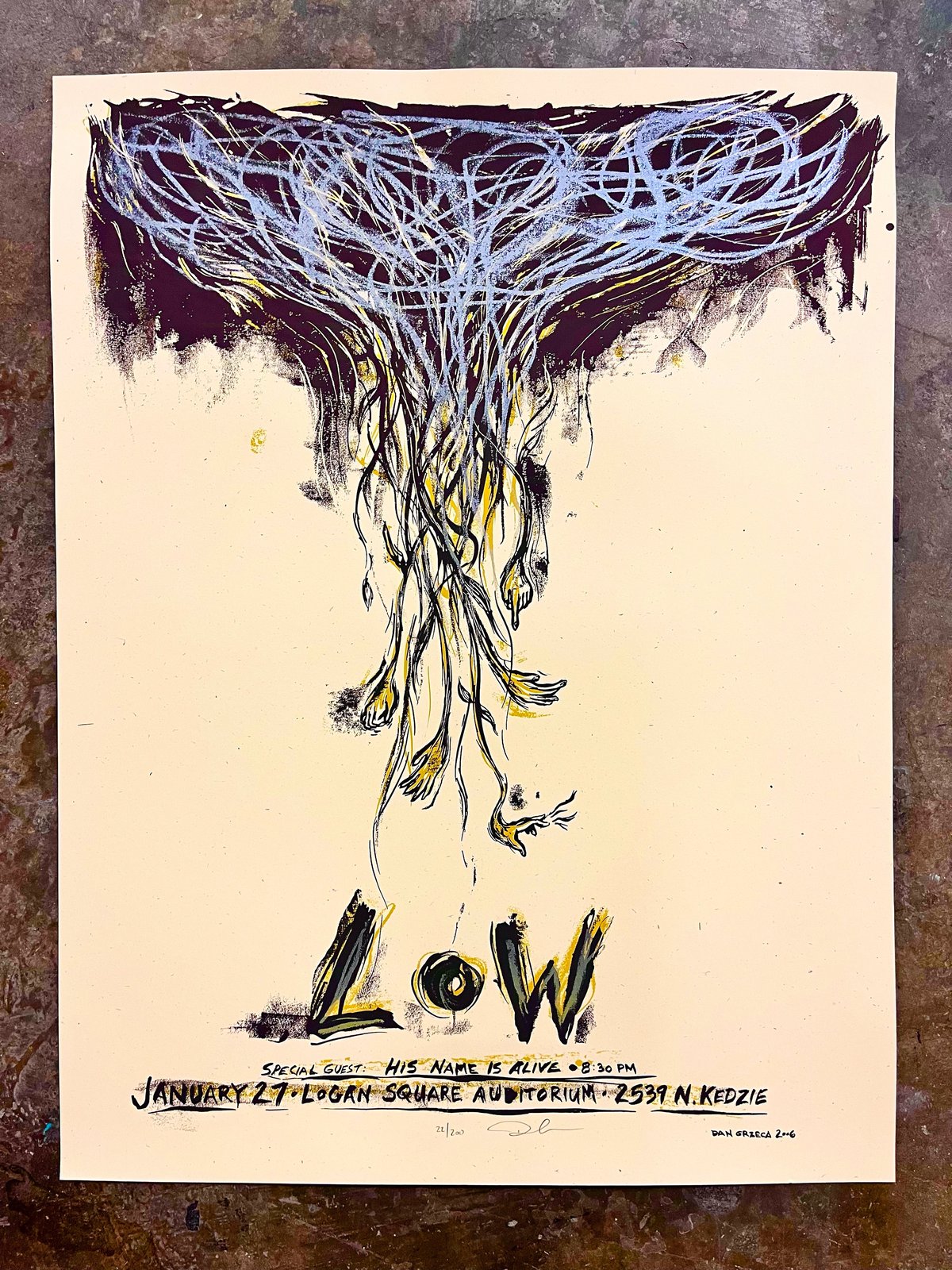 Low Logan Square auditorium 2006 | Ground Up Press: Artwork by Dan Grzeca