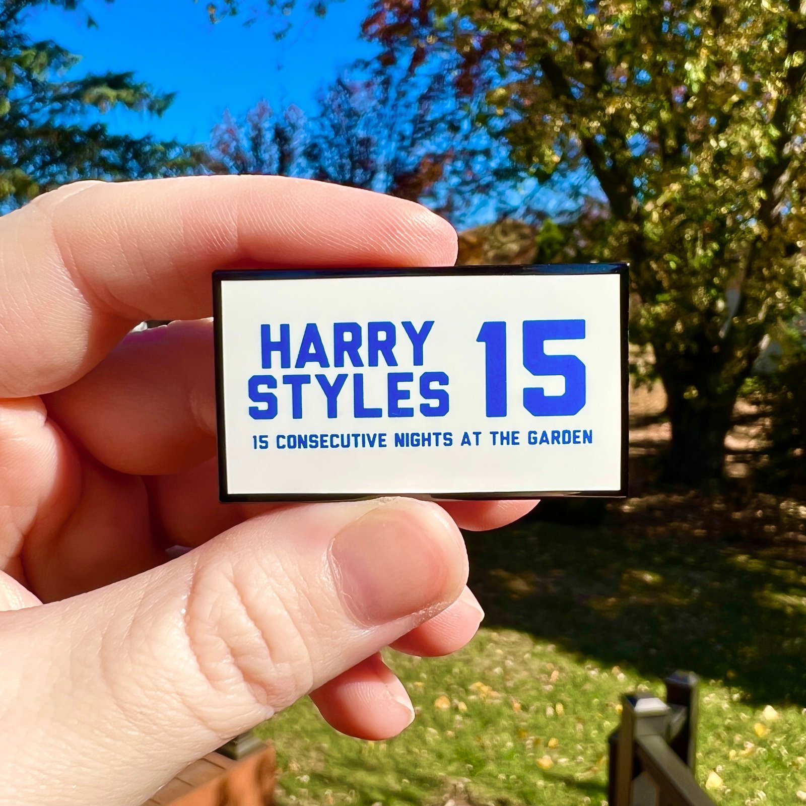 Harry's 15 Nights At MSG Enamel Pin | Millypins