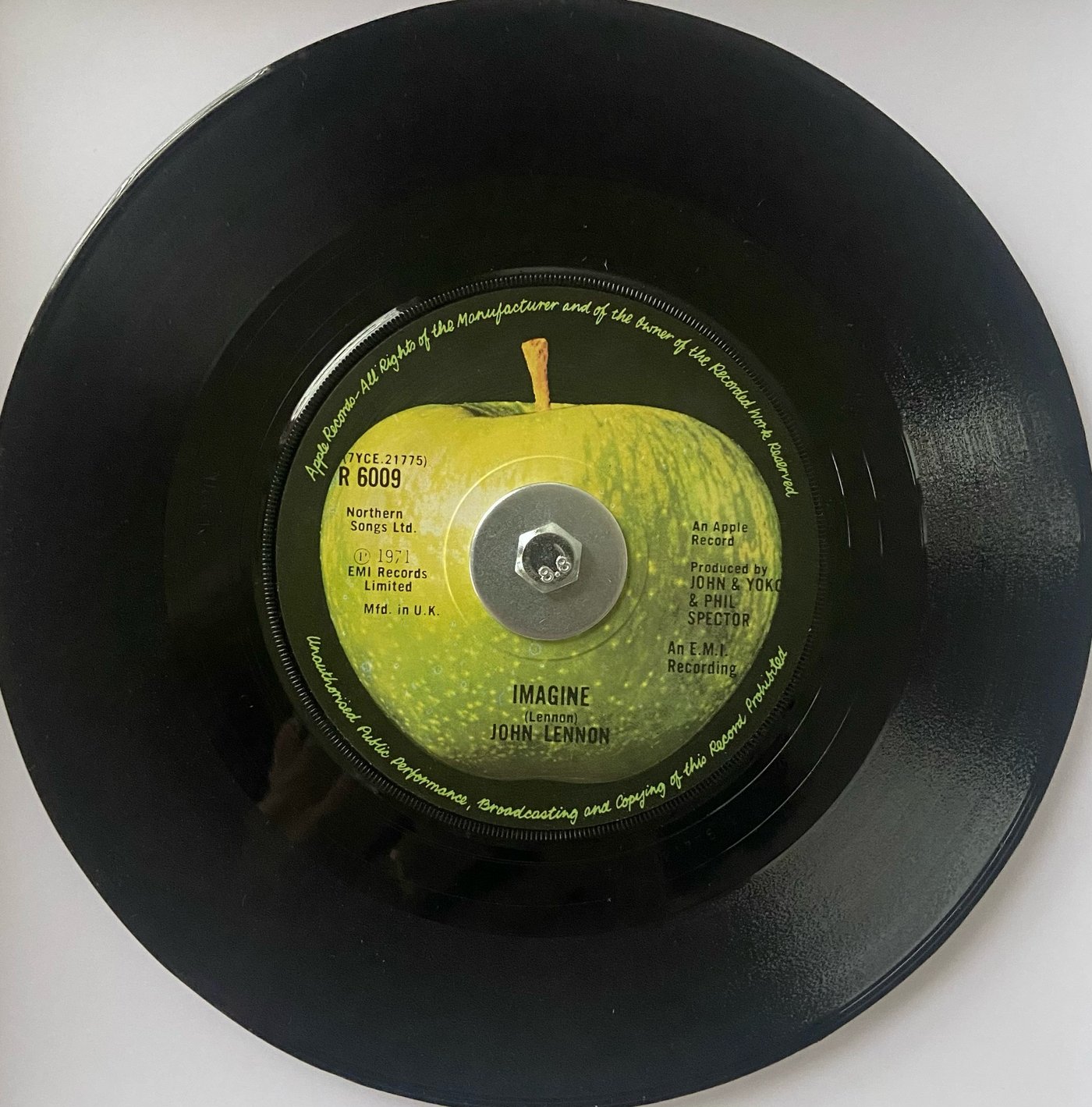 John Lennon, framed original 7" vinyl records | Lorna Kyle