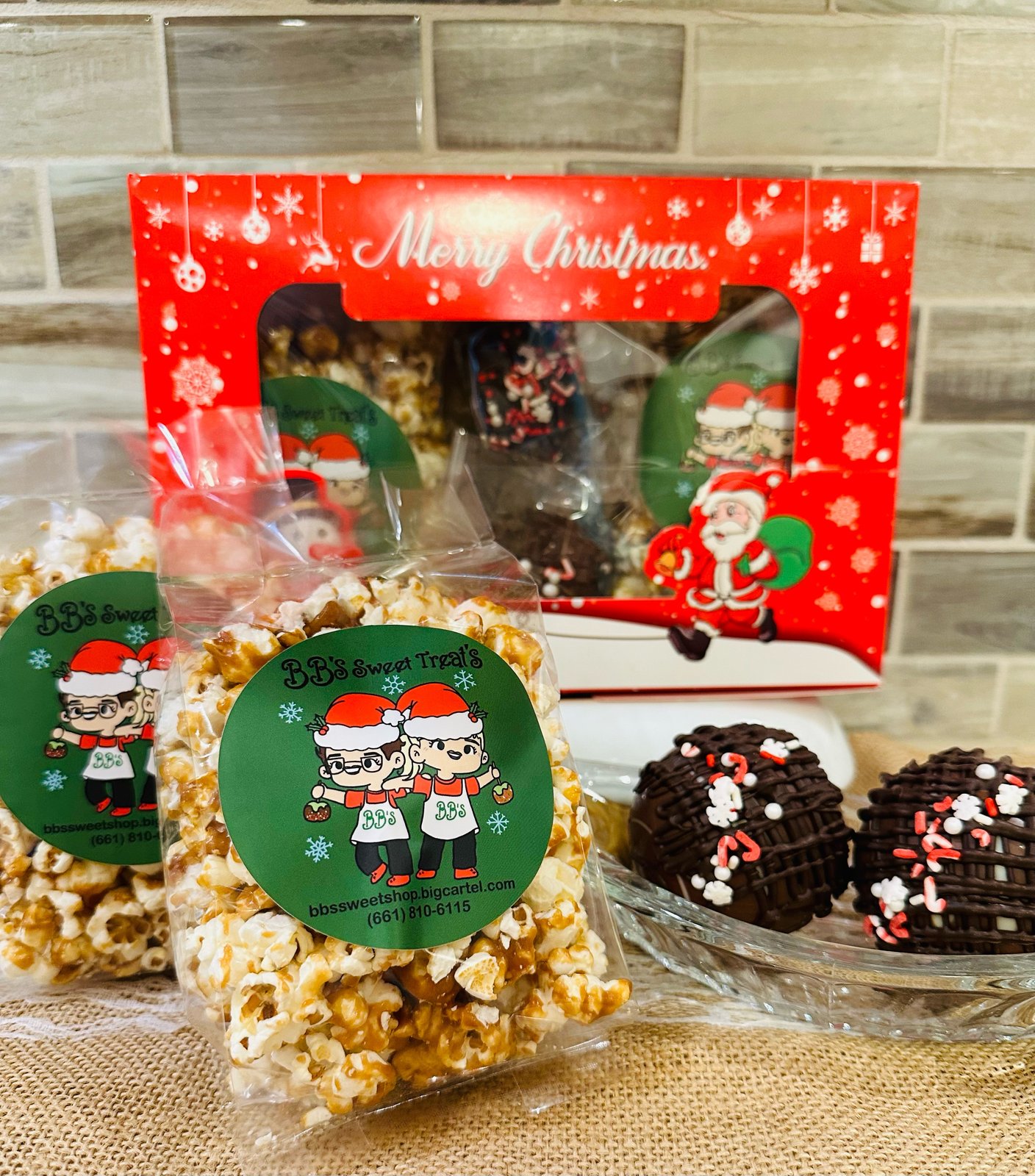 Hot Coco Bomb & Caramel Popcorn Gift Box | BB’S Sweet Treat’s
