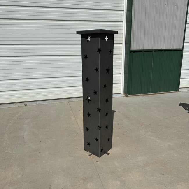 Garden Column - Star Pattern | Ricki and Sons