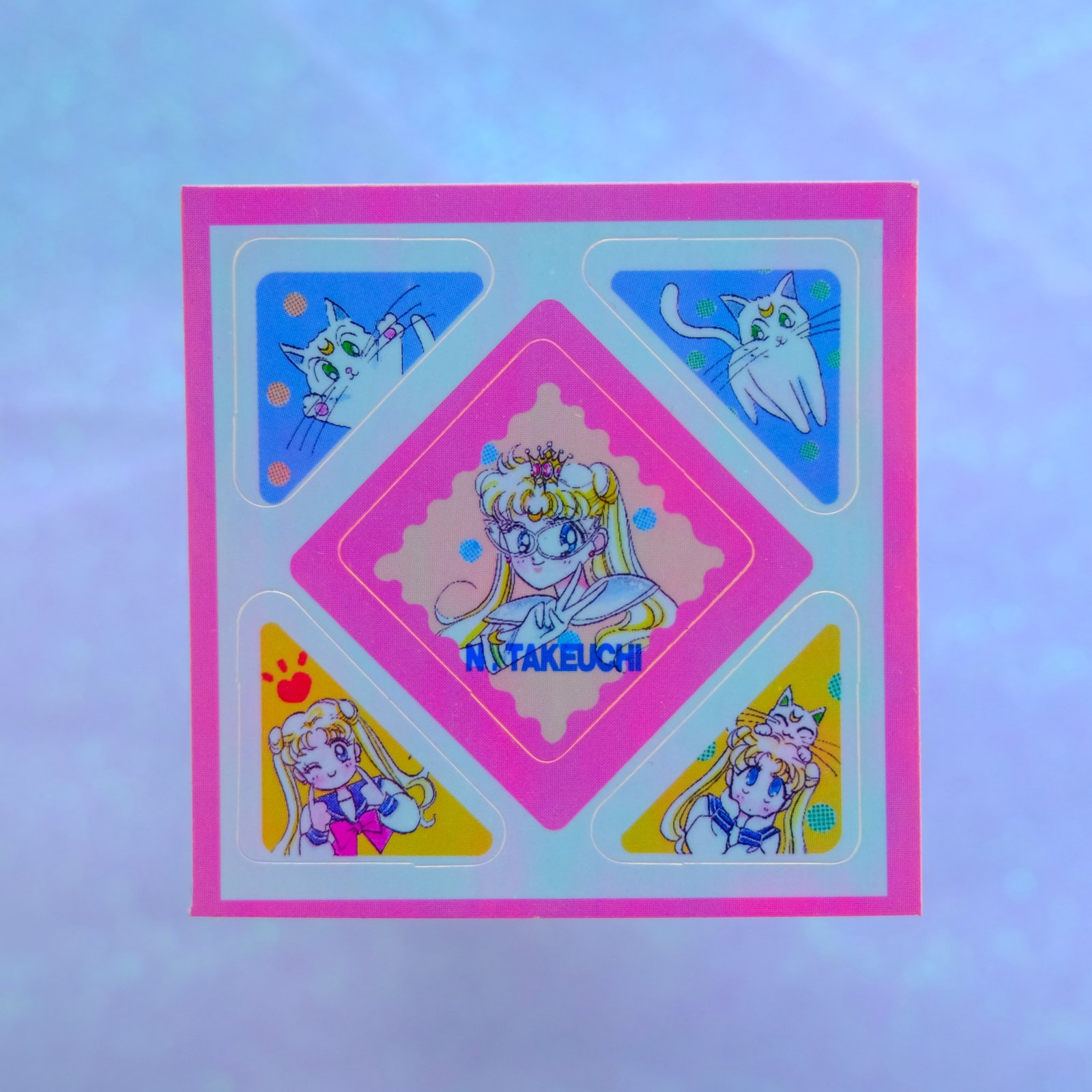 Sailor Moon Rainbow Seal Nakayoshi Furoku (March 1992) | MoonRabbitPins