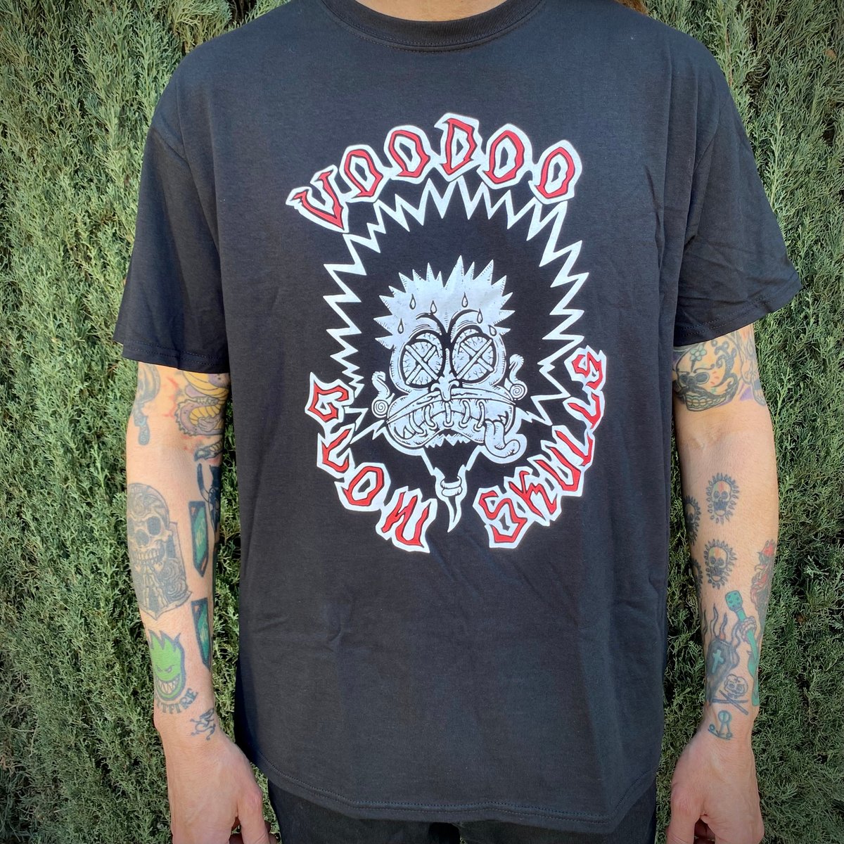 Voodoo Glow Skulls — Stitched Voodoo Man Men’s T-Shirt