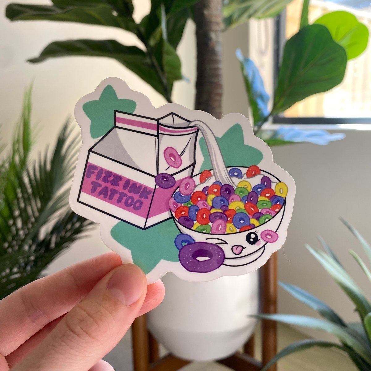 Fizz Ink Cereal - Sticker | Fizz Ink tattoo