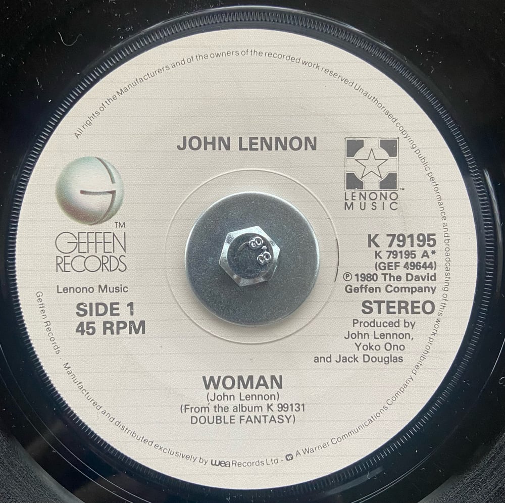 John Lennon, framed original 7" vinyl records | Lorna Kyle