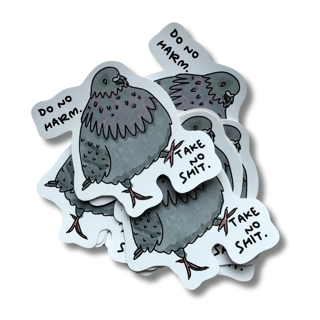 Do No Harm Take No Shit Vinyl Sticker | Daze Made