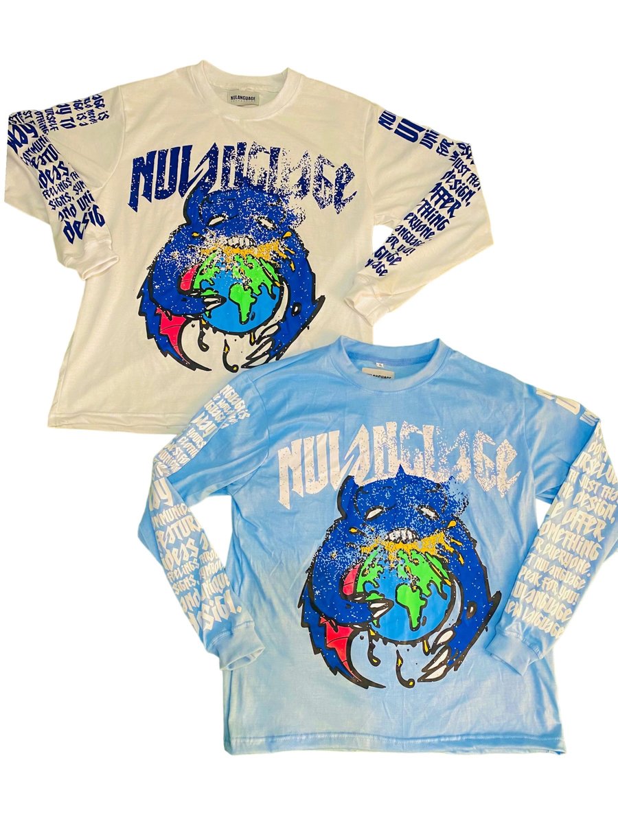 Monster Saint Tees (Blues) | NuLanguage