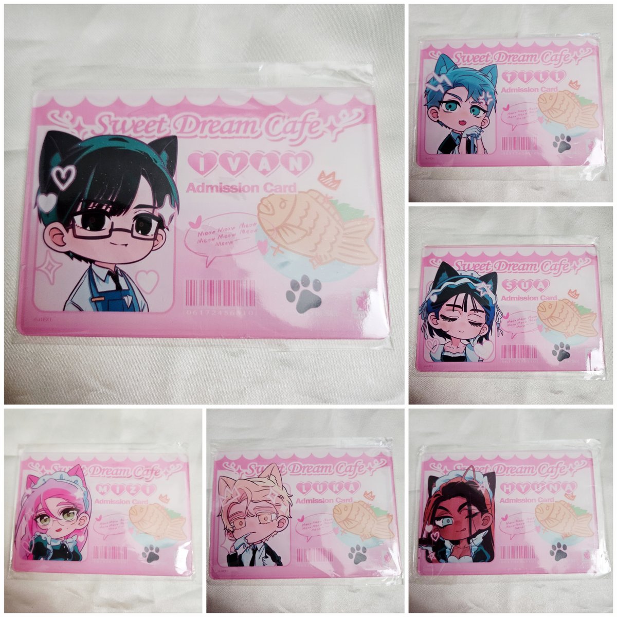 [ALNST] Alien Stage Artist Merch Cafe Cat ID Cards | Bearries