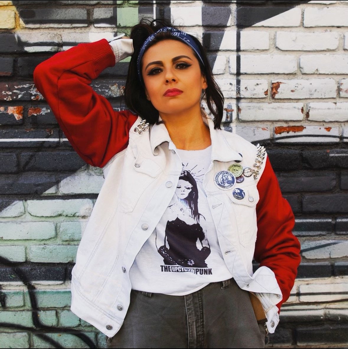 “RECYCLED REDEMPTION” 100% RECYCLED T-SHIRT | The Upcycled Punk