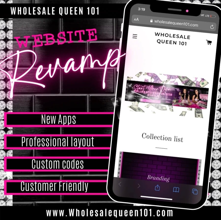 Website Revamp (Shopify or Big Cartel) | Tasteofeve