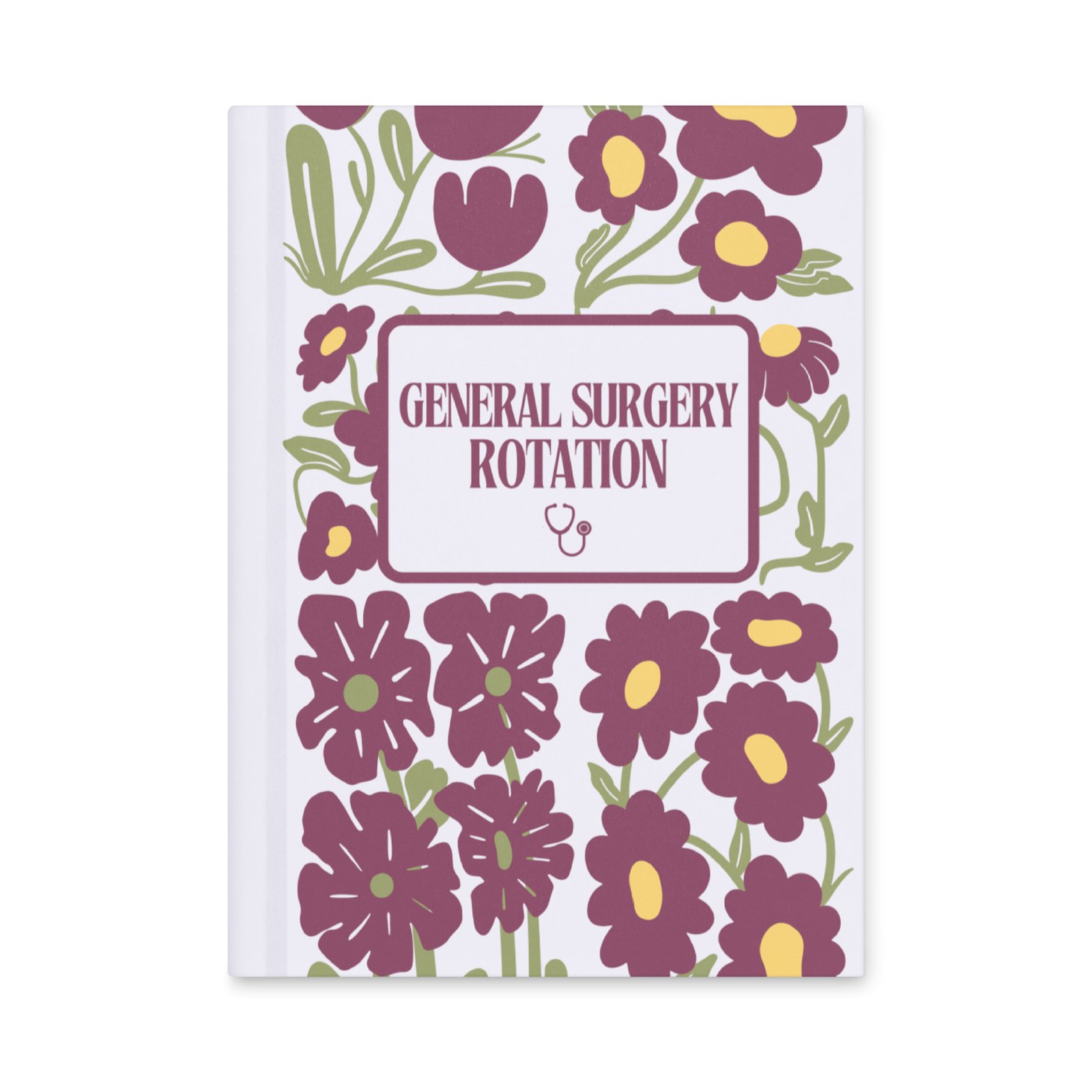 GENERAL SURGERY NOTEBOOK - FLORAL | Confidently PA-C
