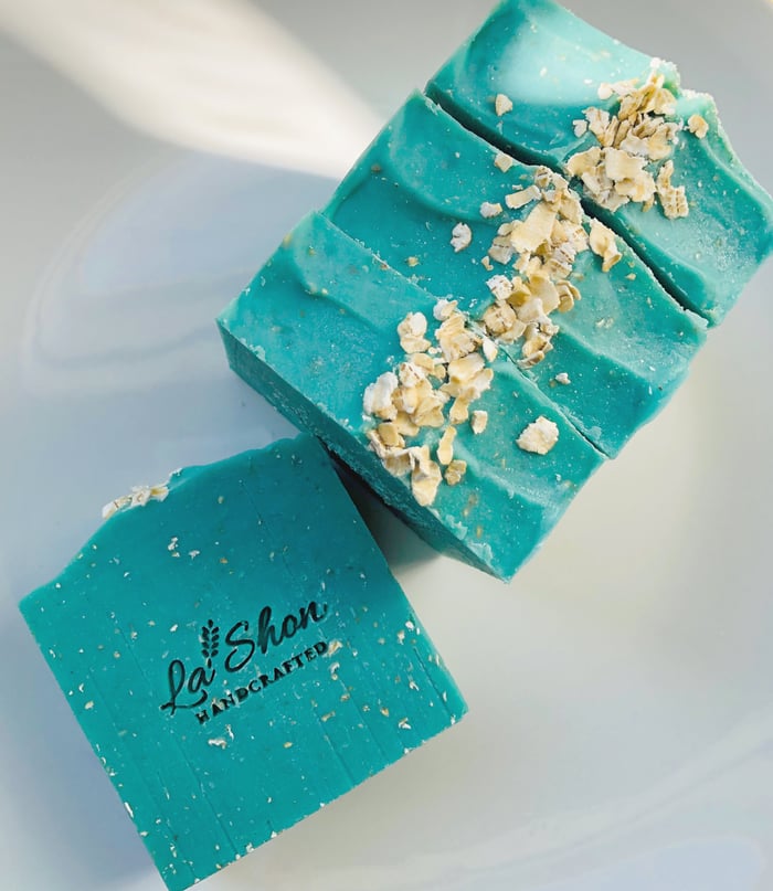 CHARMING OATMEAL SOAP Calms + soothe irritated skin | La'Shon Handcrafted
