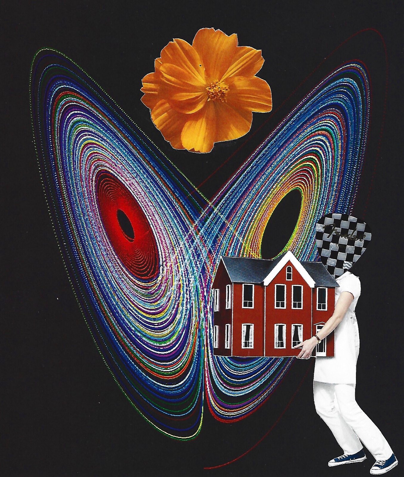 “Atmosphere”-2020. ORIGINAL ANALOG COLLAGE. | Myles Harrison