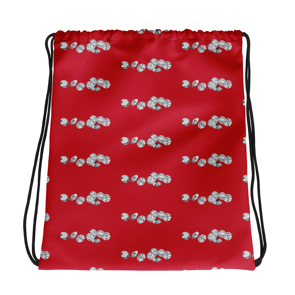 Diamond Red Drawstring bag | Gmodeent