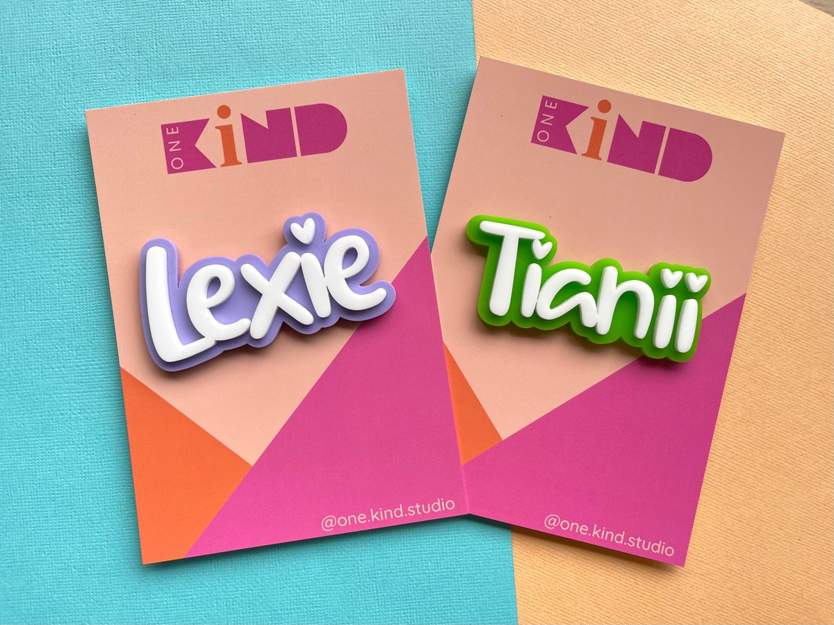 Single name badge | One Kind Studio