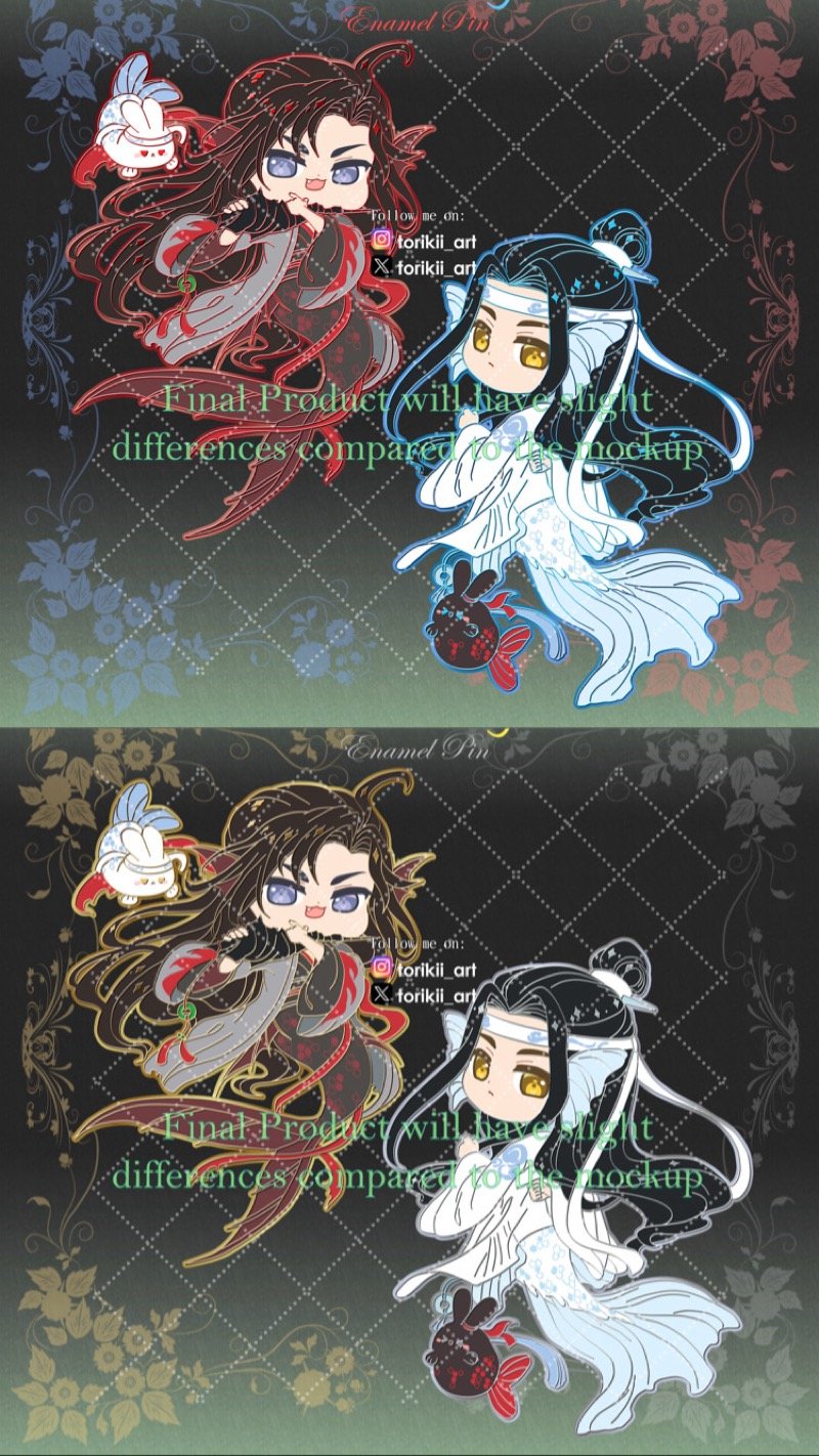 Mermaid MXTX Pin Set [PO] | Torikii