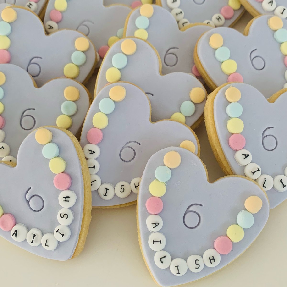 Friendship Bracelet Cookies 💕 | Treats By Ash