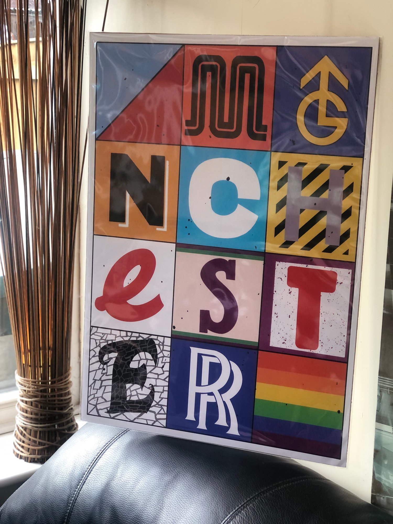 Manchester symbols artwork | 71MANC
