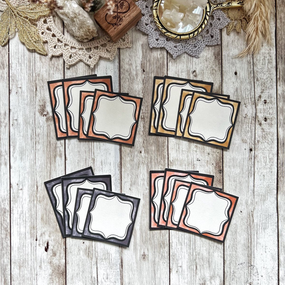 Memo Pads | 4 Colours | 4 Styles | 2 Sizes | 16 Pieces | Journal with Ena