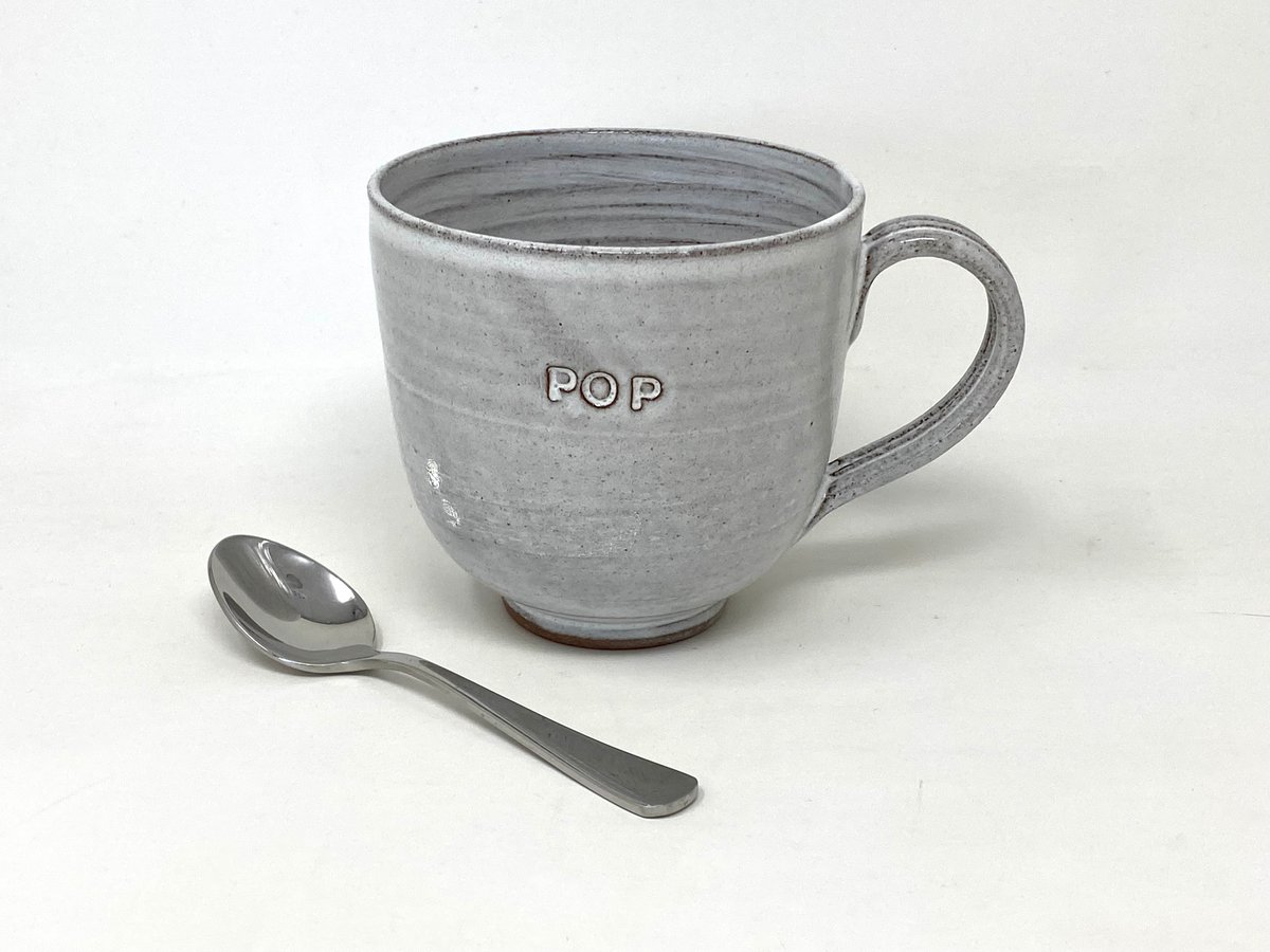 Debossed ‘POP’ Mug | Ebsworth Pots