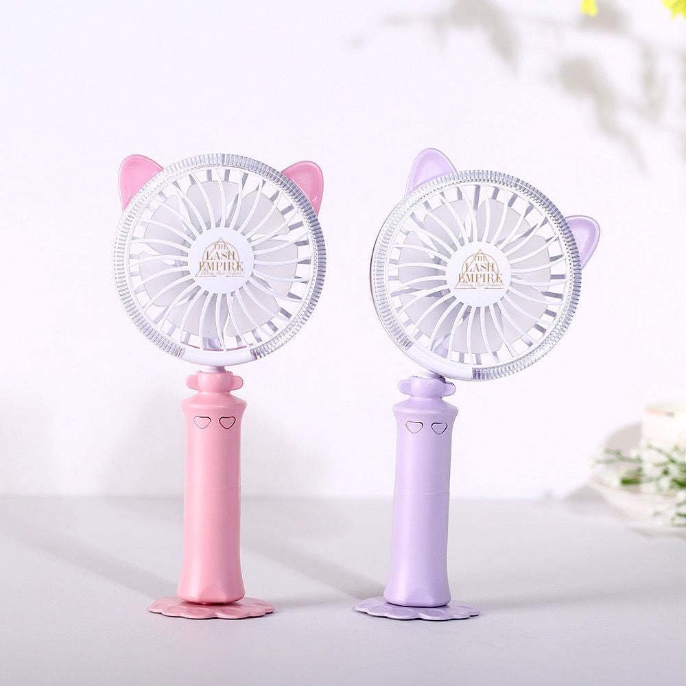 Kitty Fans w/ Neon light | The Lash Empire