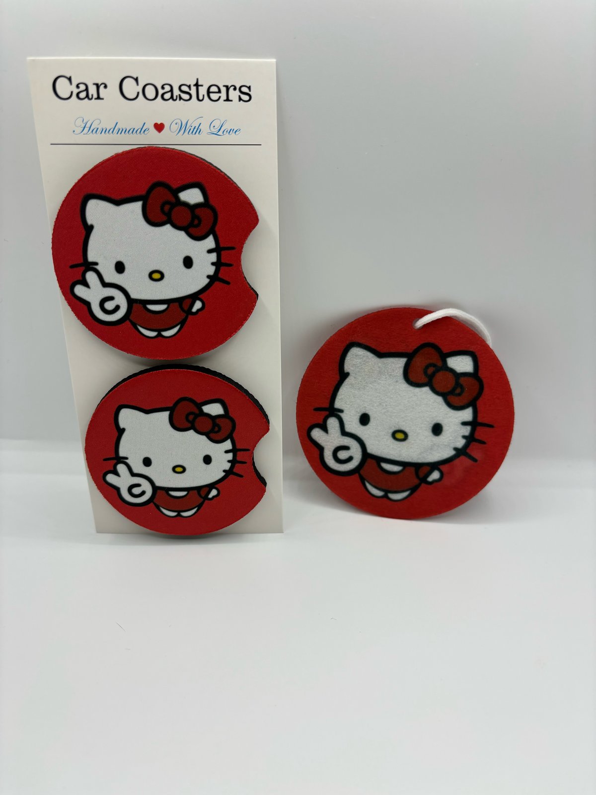 Hello Kitty Air Fresheners and Coasters | Beauty By $hade